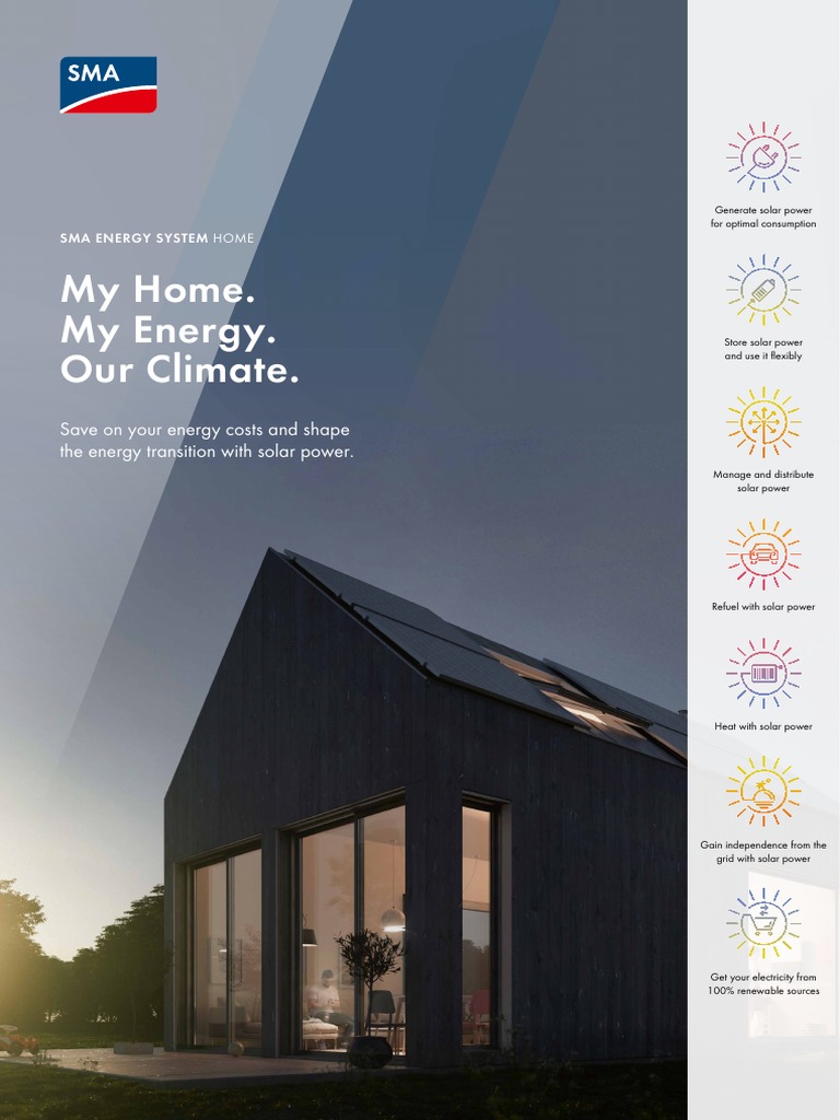 Brochure SMA Energy-System Home-En-14 | PDF | Solar Power ...