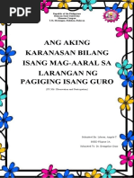 Portfolio Template Filipino Sa Piling Larang | PDF