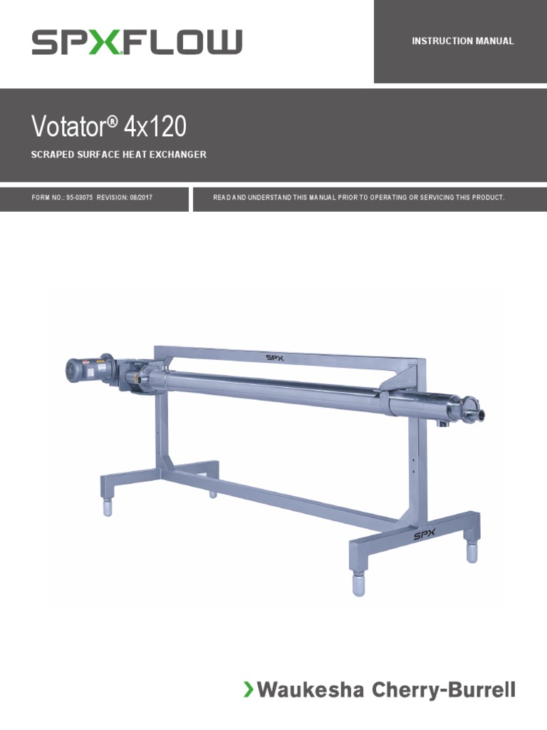 WCB - SSHE 4x120 Votator 95 03075 Legacy - US | PDF | Pump | Valve