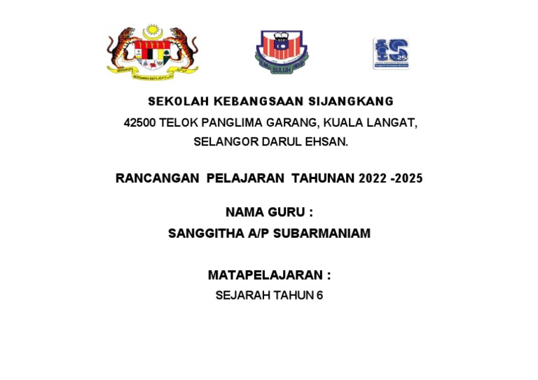 Muka Depan RPT | PDF