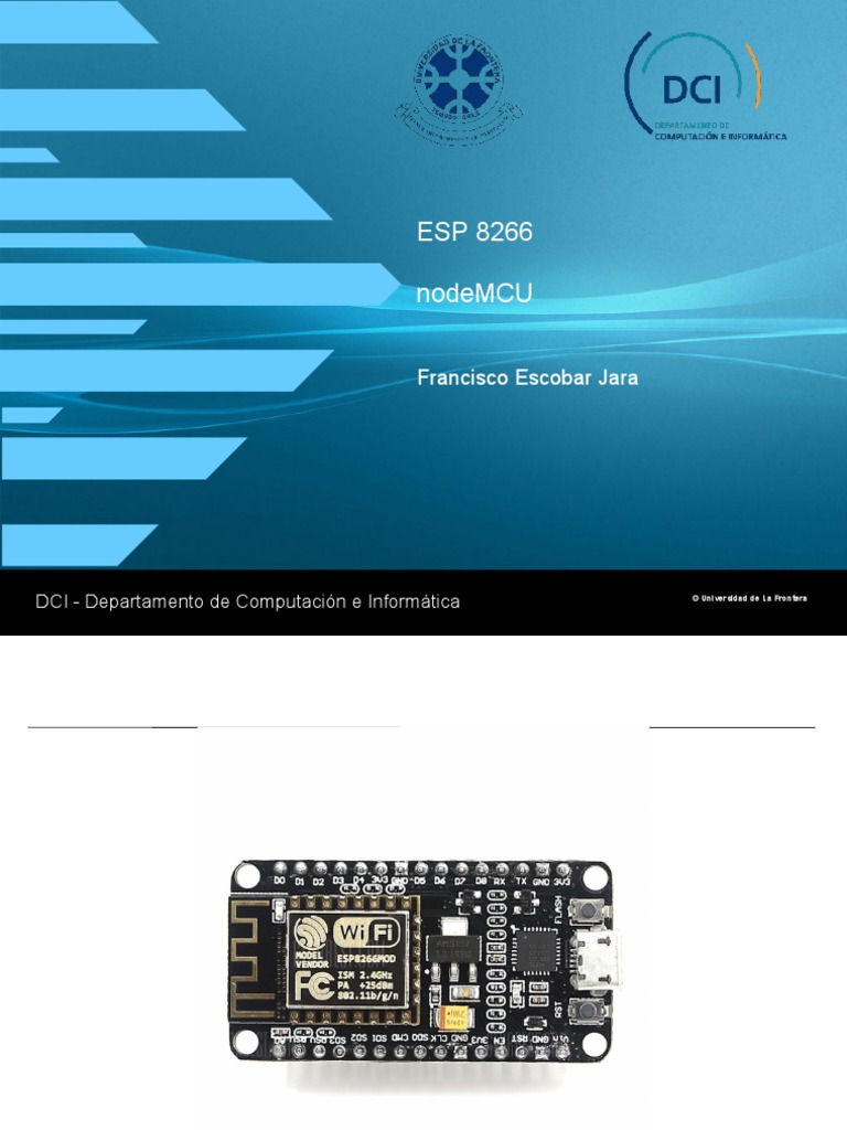 ESP8266 | PDF | Ciencias de la Computación | Ingeniería Informática