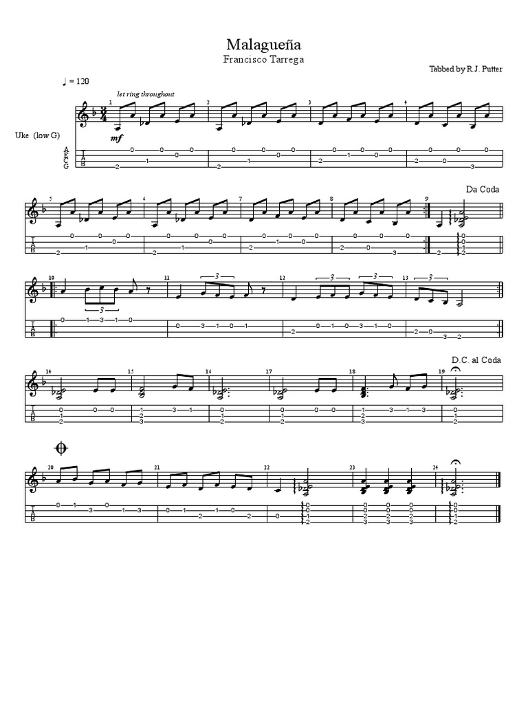 A Musical Portrait Through Melody: An Analysis of Malagueña by ...