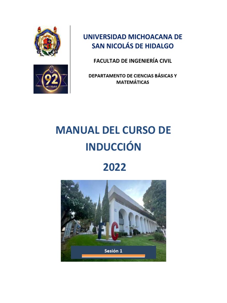 Sesion 1 UMSNH FIC 2022 | PDF | Science