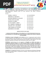 Resolution Realignment Sample Format | PDF | Philippines