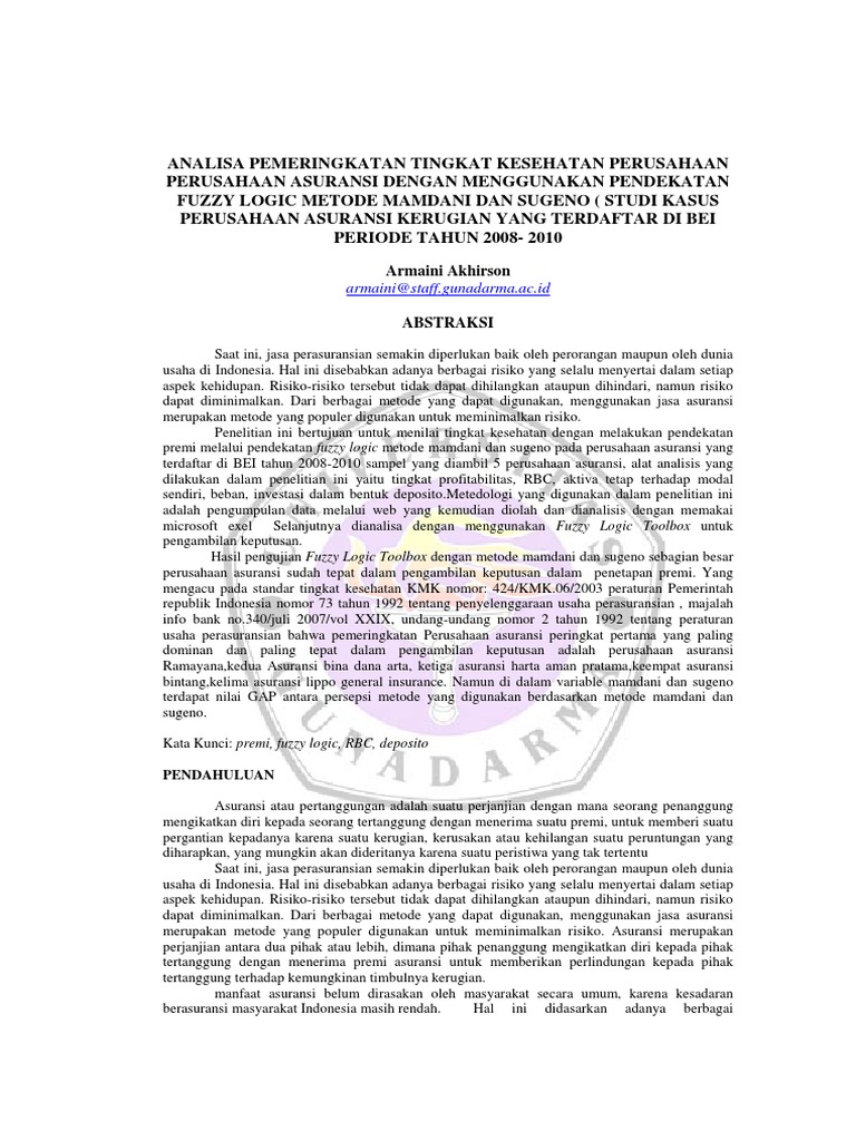 Armaini@staff Gunadarma Ac Id | PDF