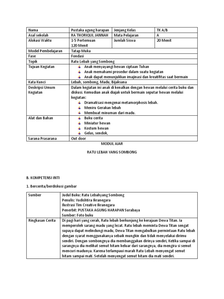 Modul Kurikulum Merdeka | PDF