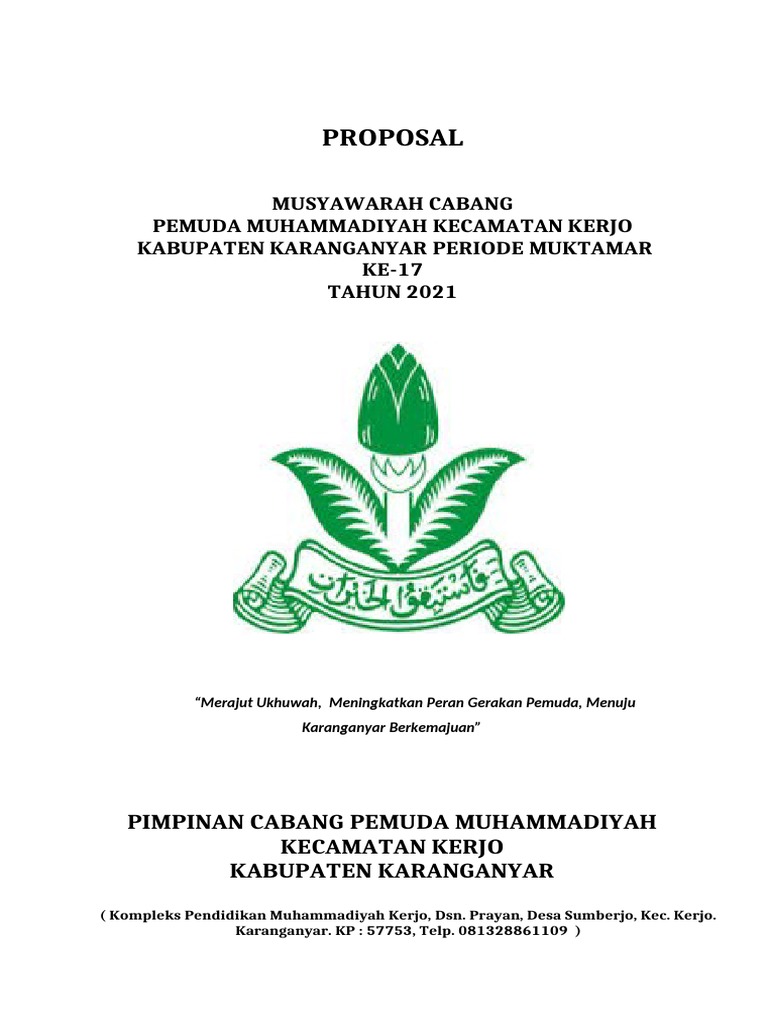 Proposal Musycab Ke PCPM | PDF