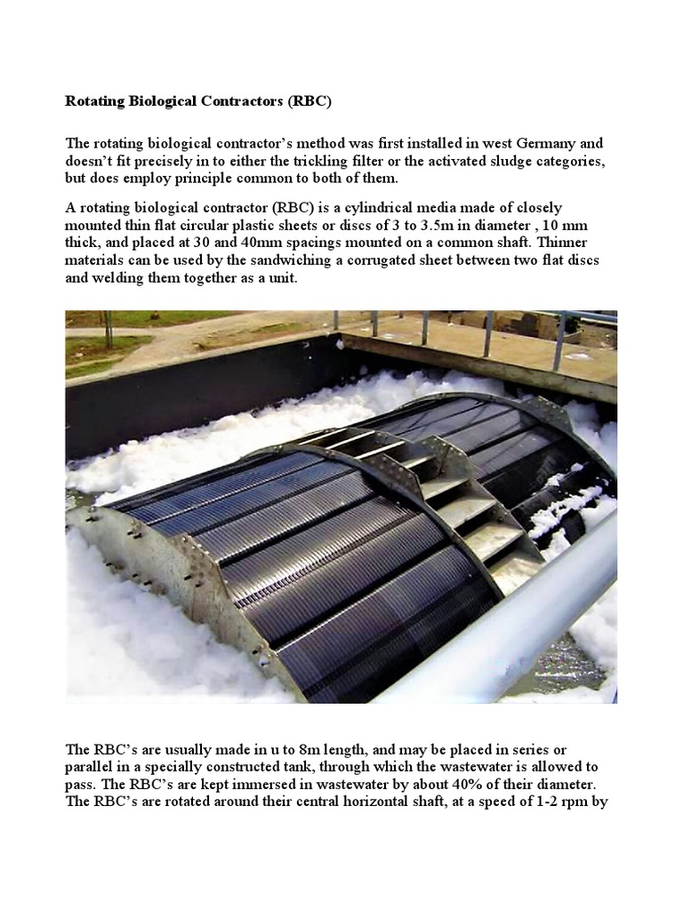 RBC and UASB | PDF | Sewage Treatment | Anaerobic Digestion