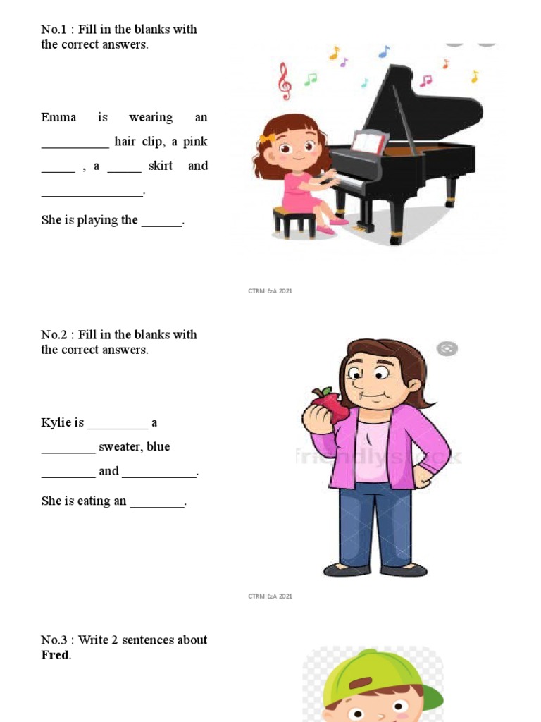 Year 2 Writing Exercise | PDF