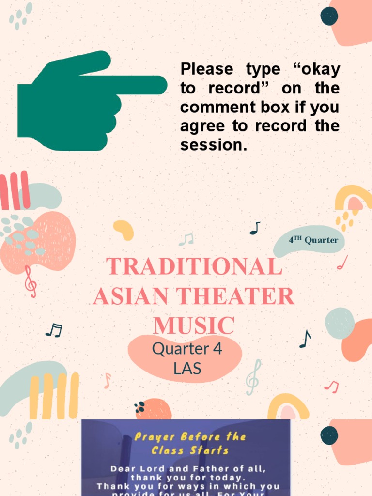 Traditional Asian Theater Music | PDF | Theatre | Entertainment
