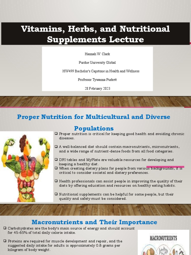 Unit 4 Assignment | PDF | Nutrients | Diet (Nutrition)