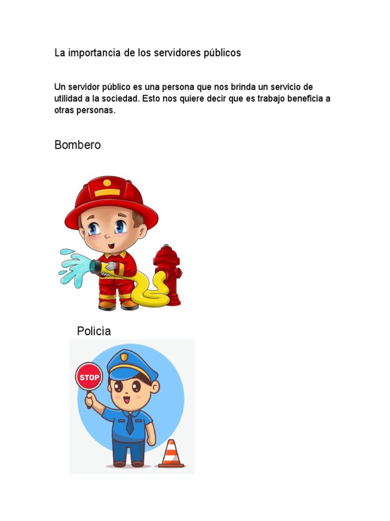 Importancia de los Servidores Públicos | PDF
