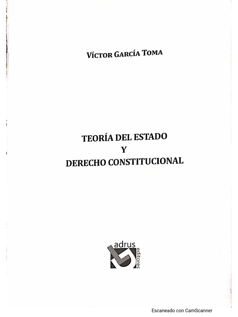 Victor García Toma (2014). Teoría del Estado y Derecho Constitucional ...