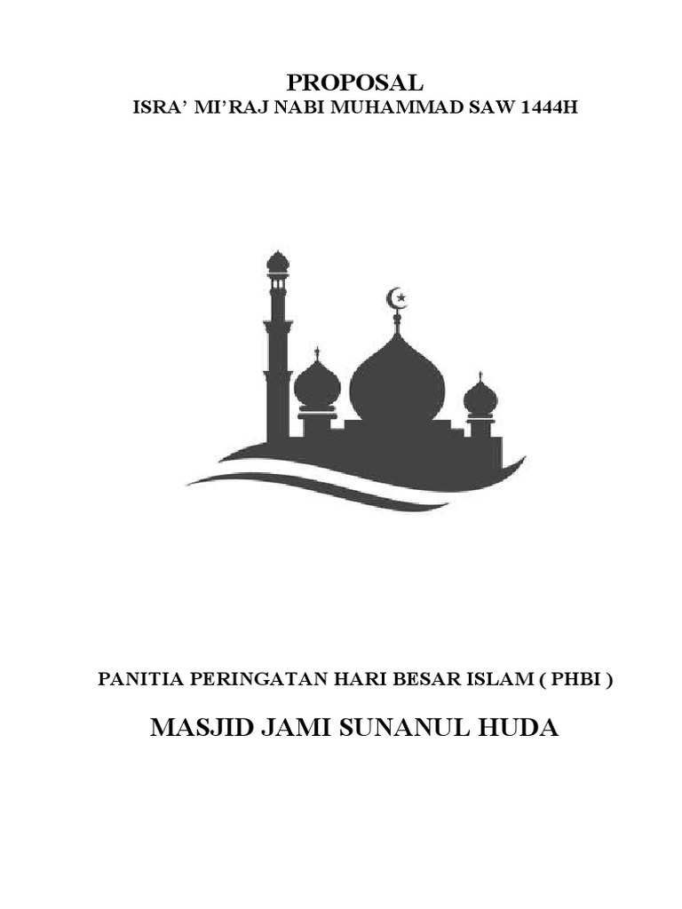 Proposal: Masjid Jami Sunanul Huda | PDF