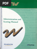 Wais IV ALL Response Booklet and Record Form | PDF