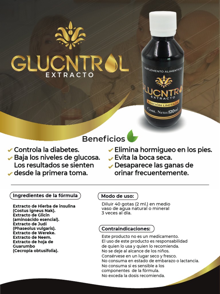Beneficios y uso de Glucontrol | PDF