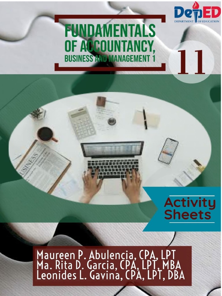 Fundamentals of Accountancy Business and Management 1pdf | PDF ...