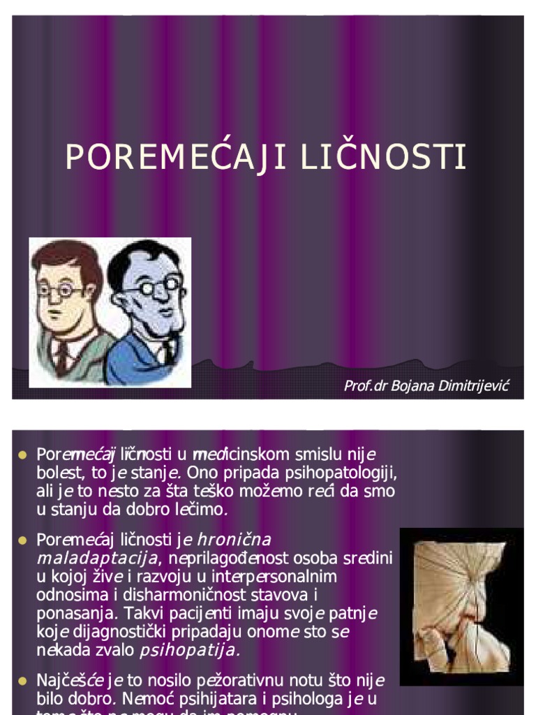 Poremecaji Licnosti | PDF