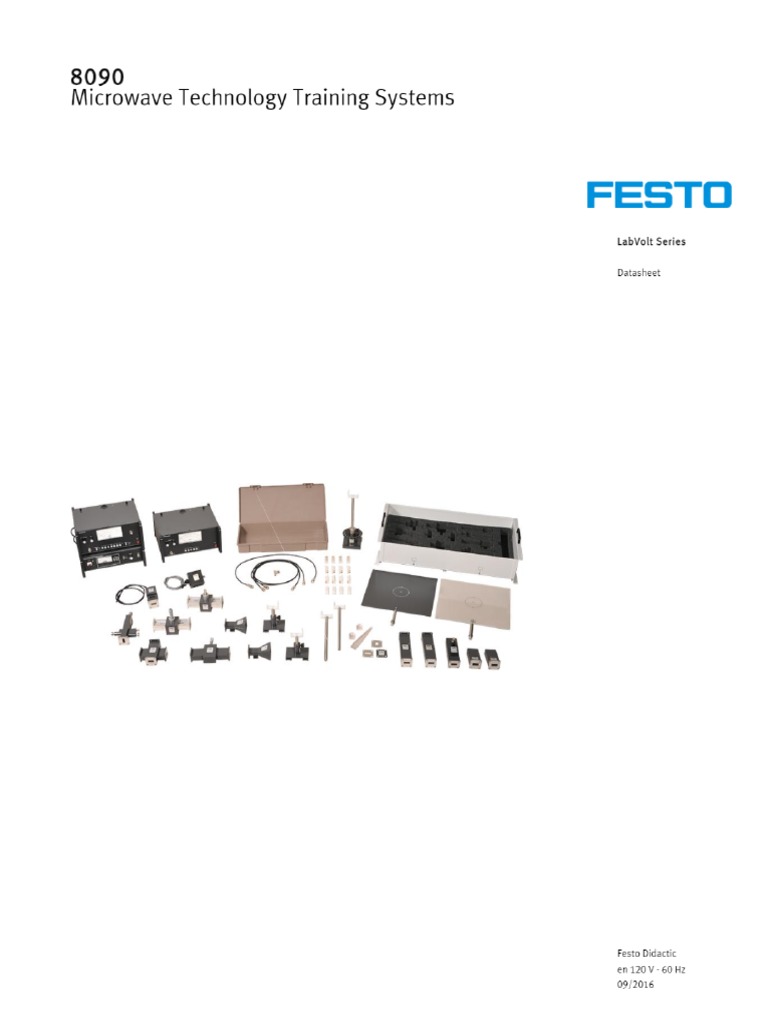 Microwave Technology Training Systems, Model 8090 - Lab-Volt | PDF