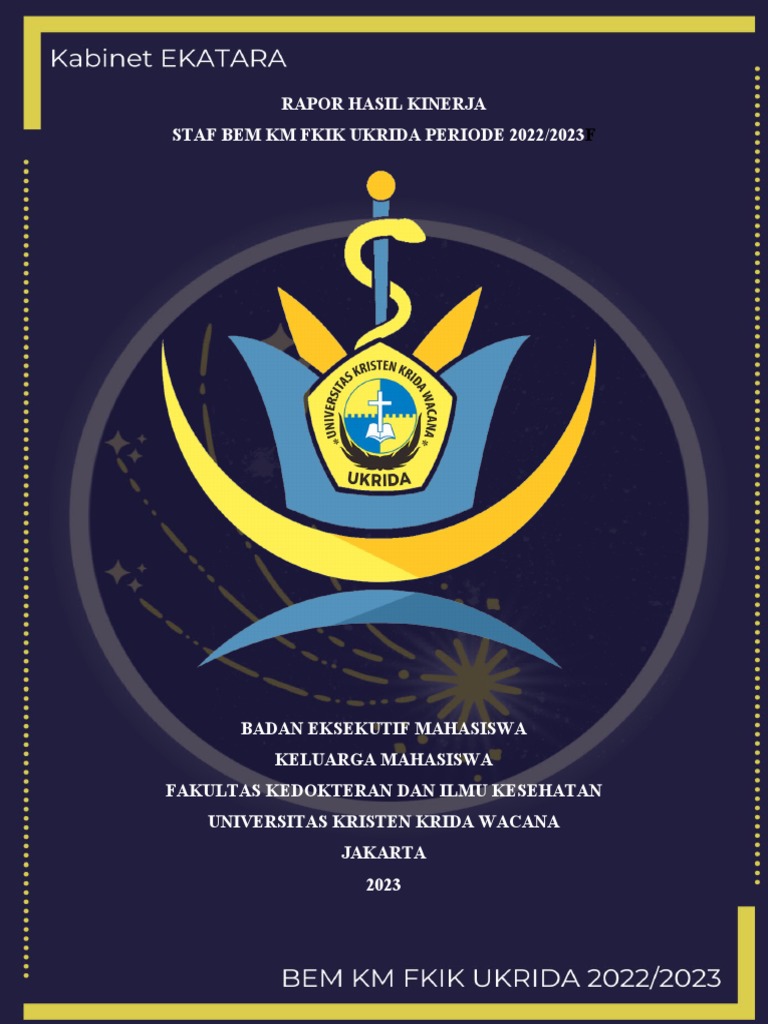 Rapor Kinerja Staf BEM FKIK 2022/2023 | PDF
