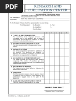 Content Validity Form | PDF