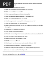 Beach Ball Icebreaker Questions Guide | PDF | Home & Garden | Self ...