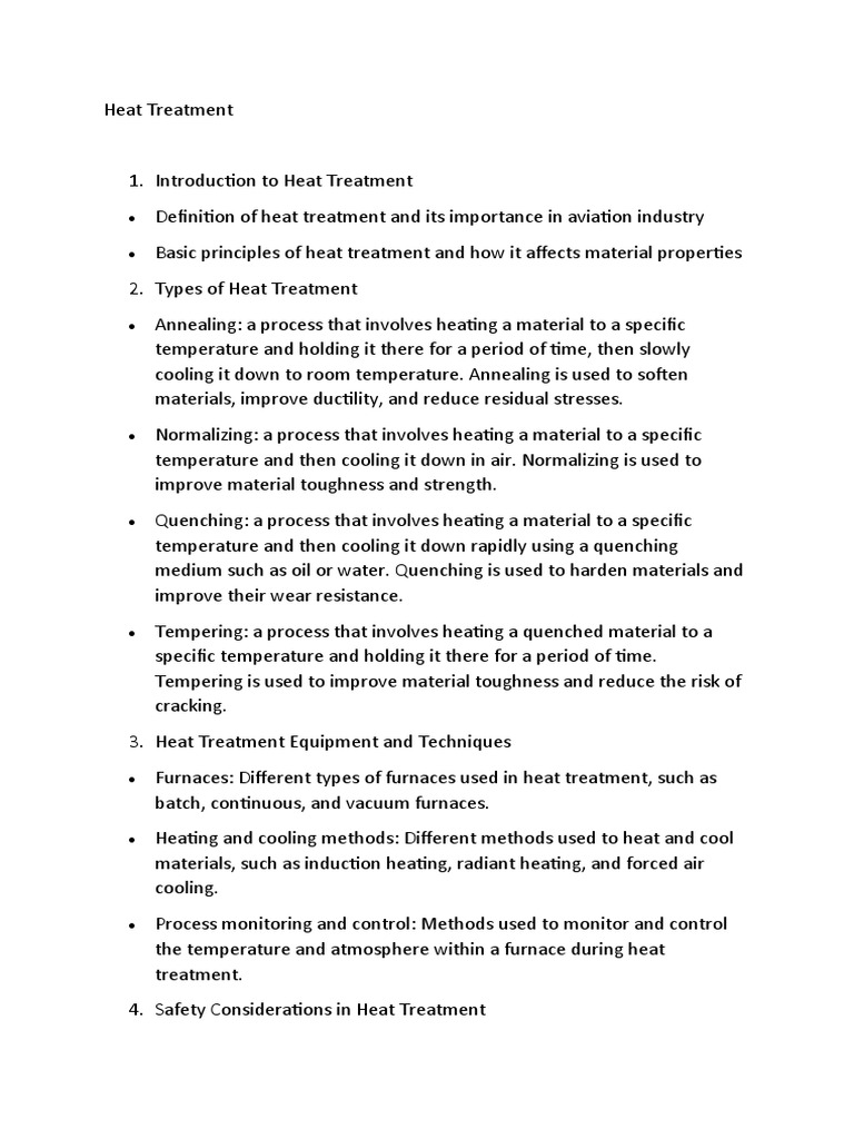 Heat Treatment | PDF | Heat Treating | Personal Protective Equipment