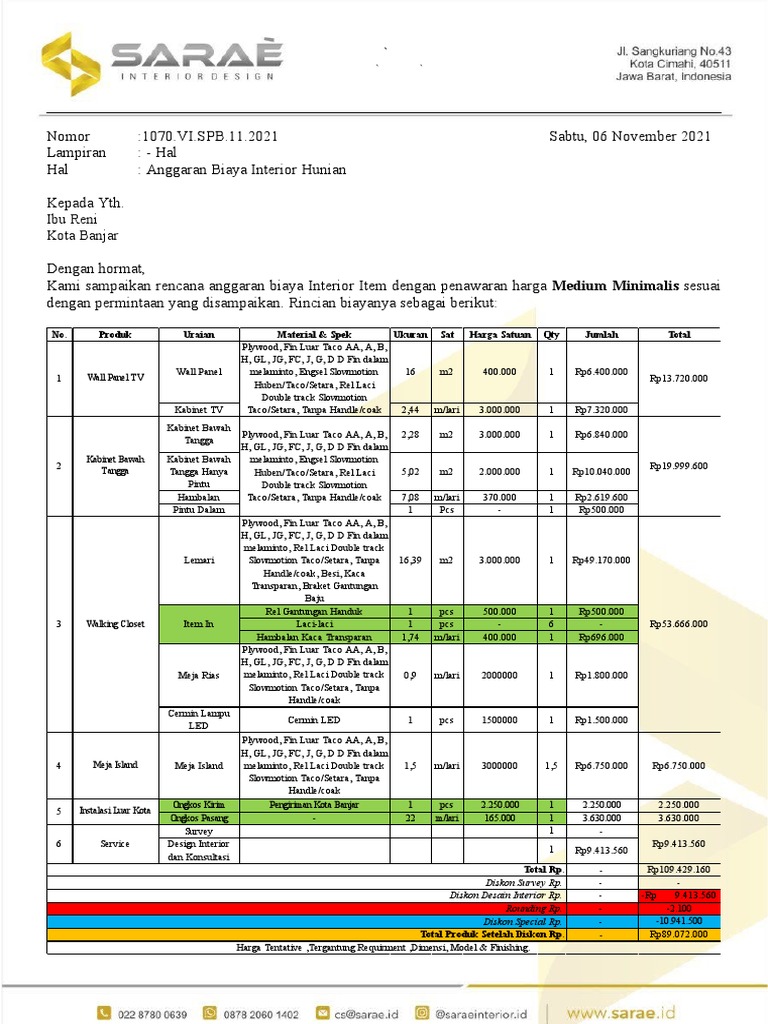 Rab RO Ibu Reni | PDF
