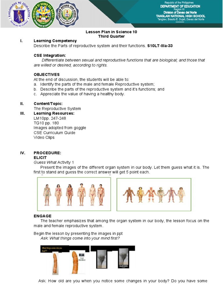 Lesson Plan in Science 10 With CSE INtegration | Download Free PDF ... Lesson Plan in Science 10 With CSE INtegration | Download Free PDF ...