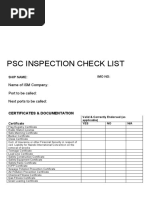 USCG Vessel Inspection Self Checklist | PDF | Equipment | Nature
