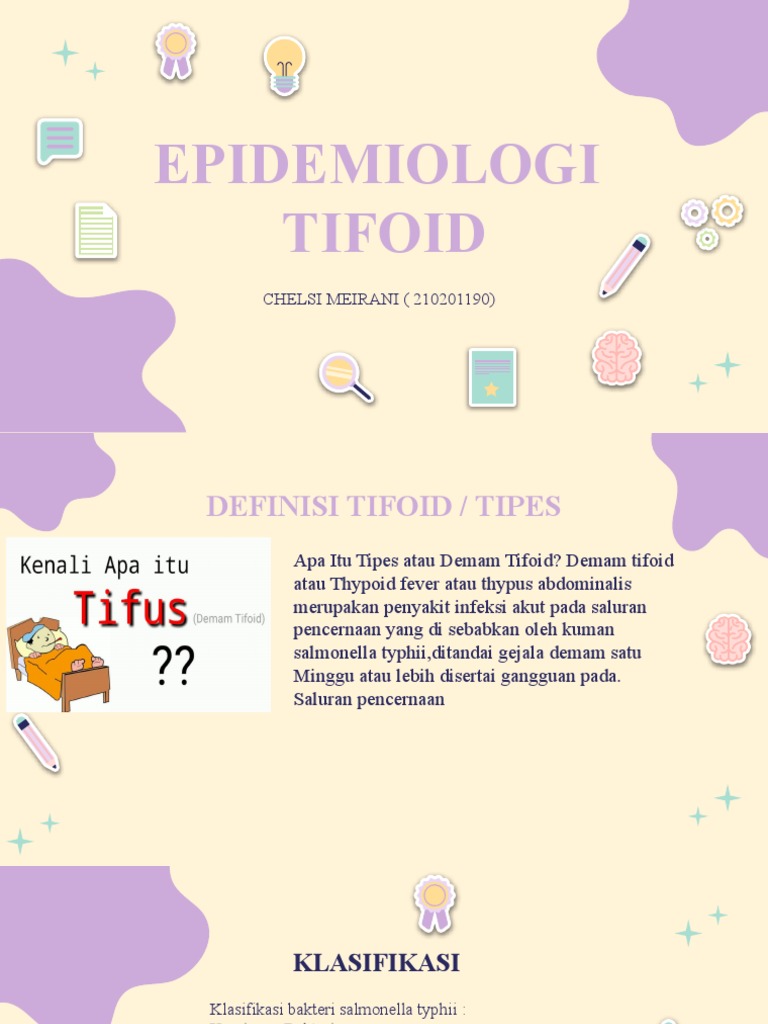 PM Epidemiologi Tifoid | PDF