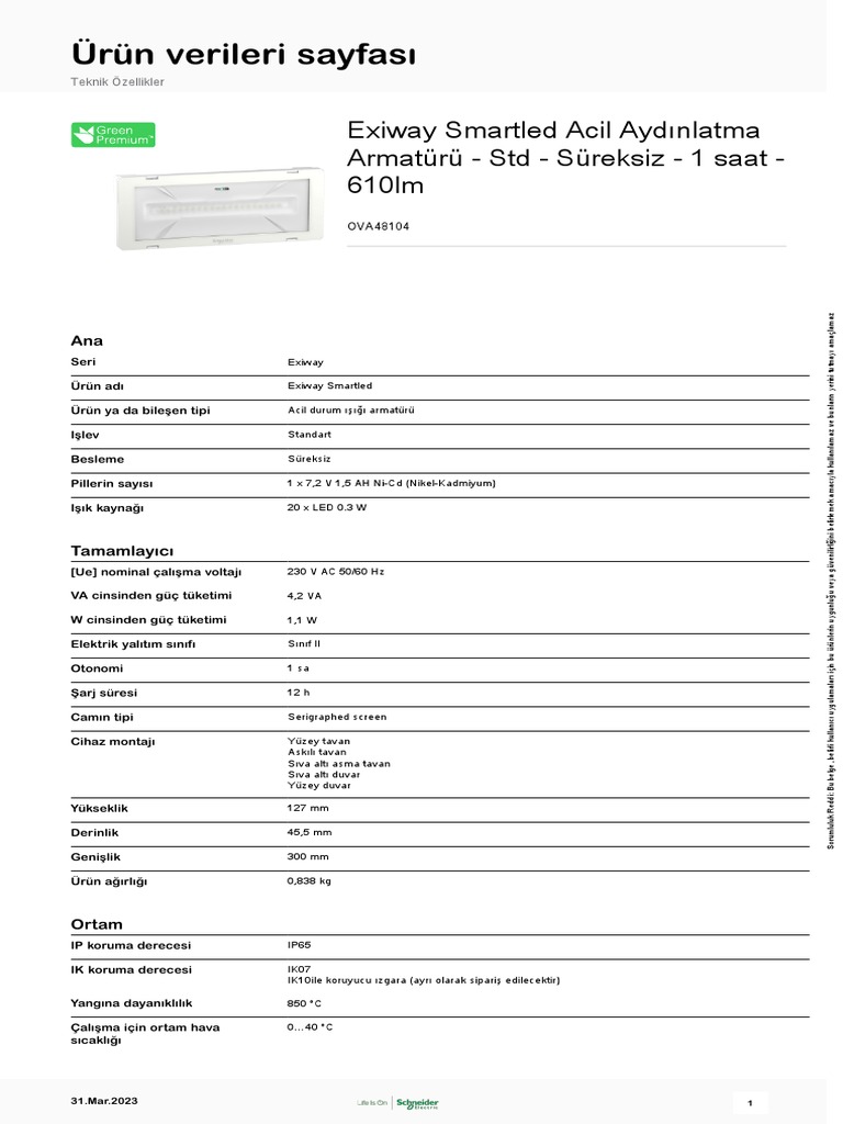 Exiway Smartled OVA48104 | PDF