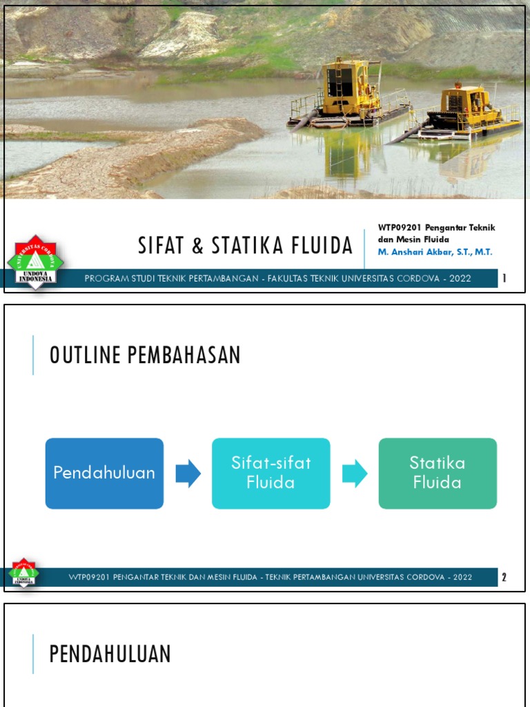 Sifat Dan Statika Fluida | PDF