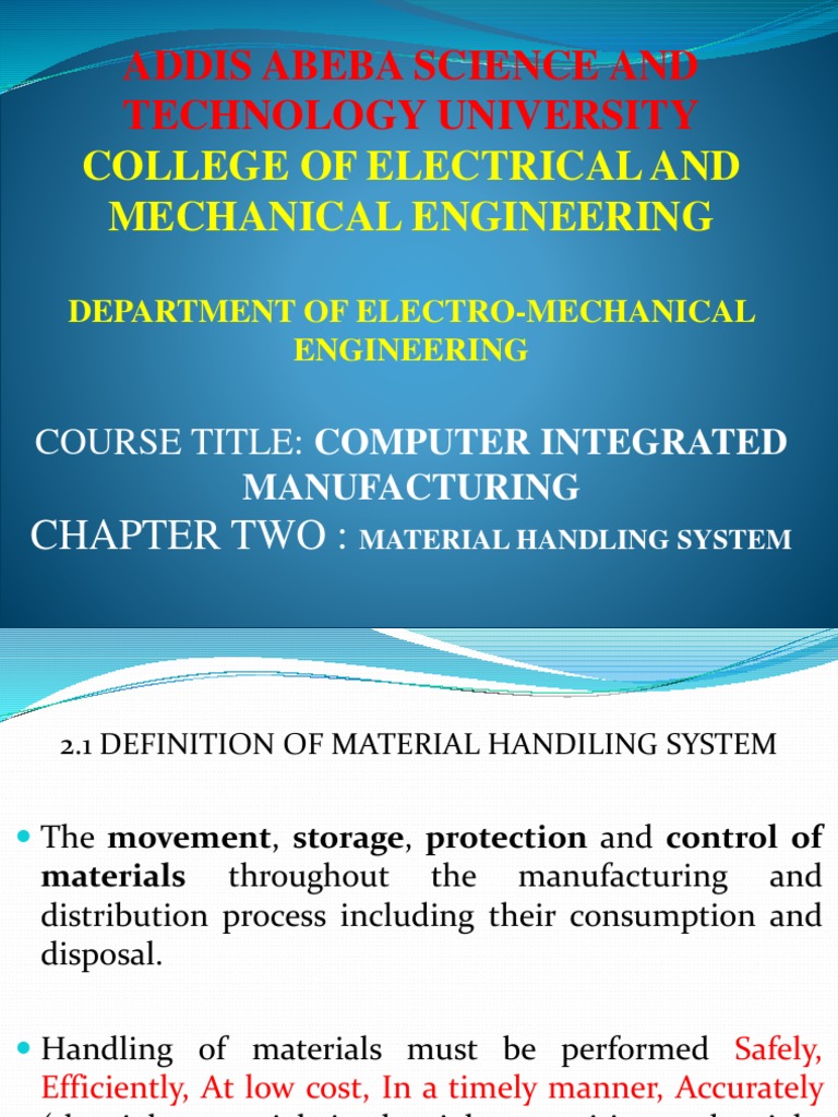 Addis Abeba Science and Technology University: College of Electrical ...