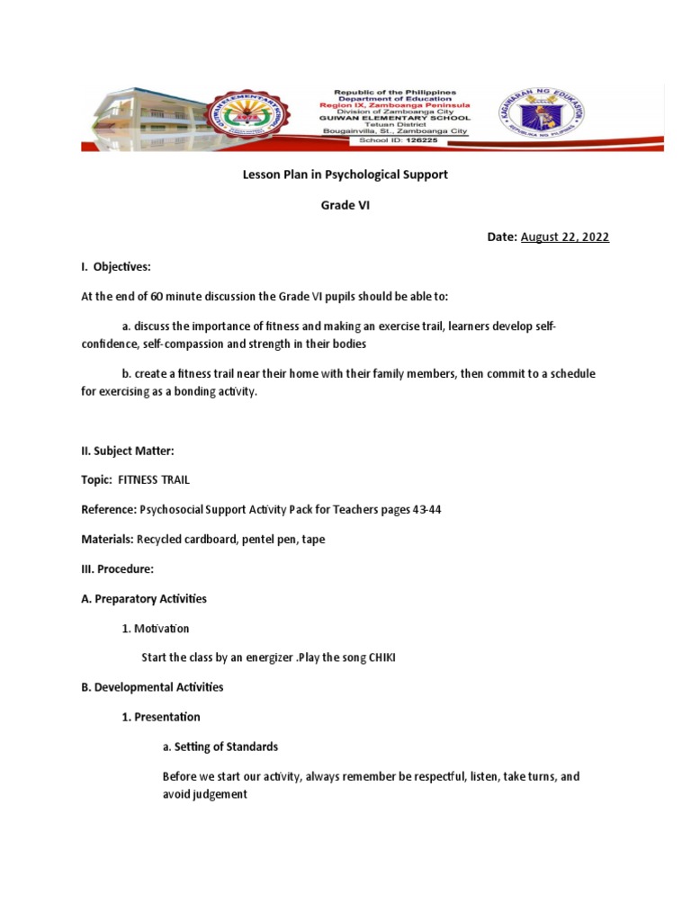 Day 1 Lesson Plan | PDF | Learning | Lesson Plan