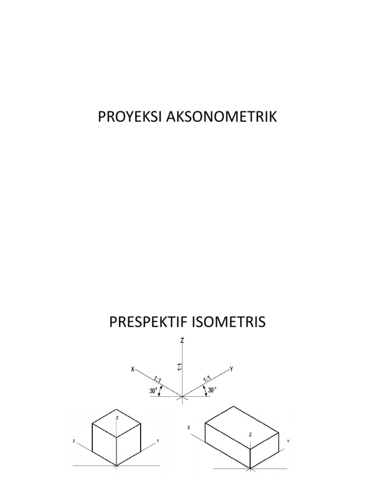 Tugas Gambar Proyeksi | PDF