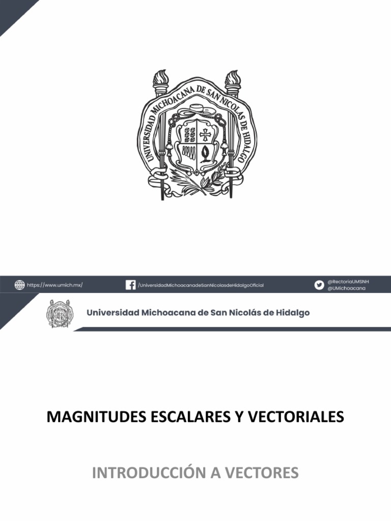 Introducción A Vectores | PDF | Vector Euclidiano | Escalar (Matemáticas)