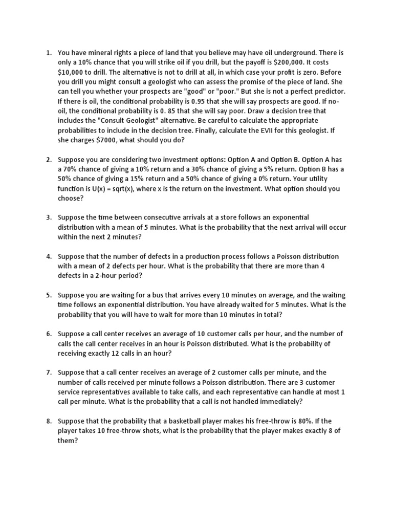 HW 2 | PDF | Risk Premium | Probability