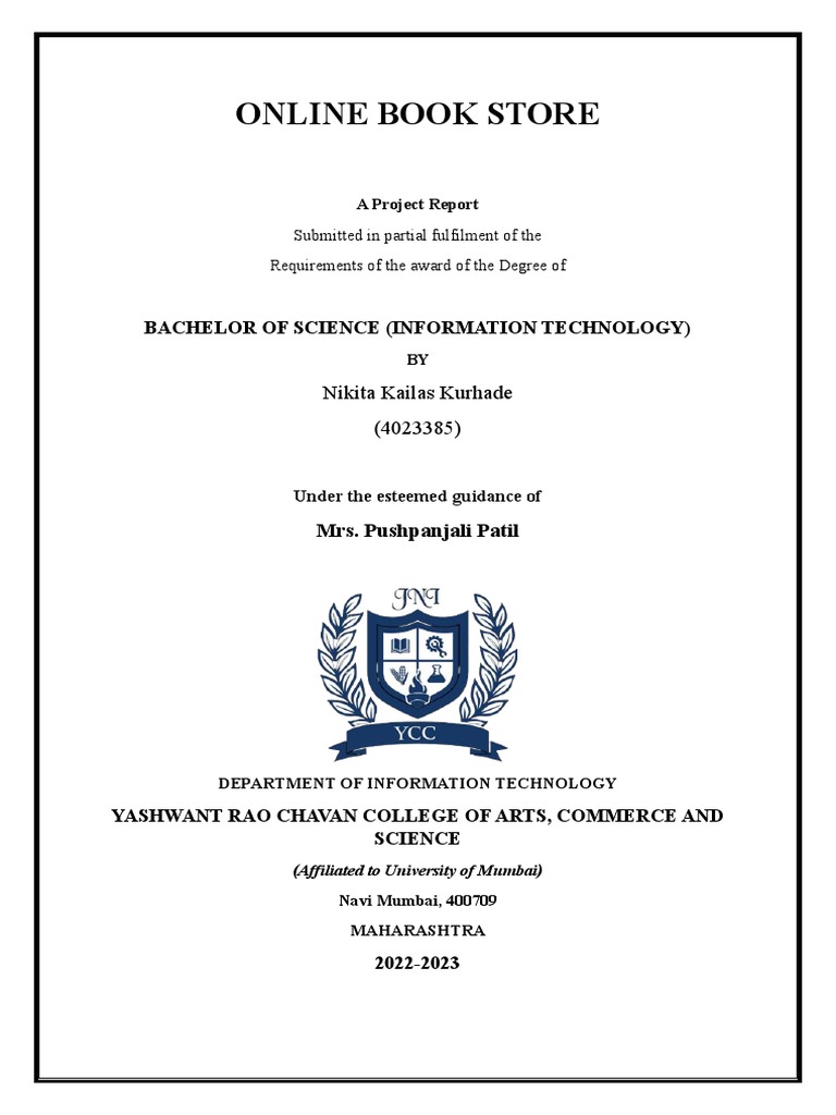 Book Shop System Black Book | PDF | World Wide Web | Internet & Web