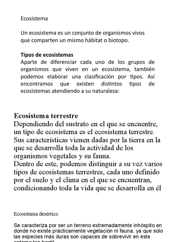 Ecosistemas | PDF | Ecosistema | Selva