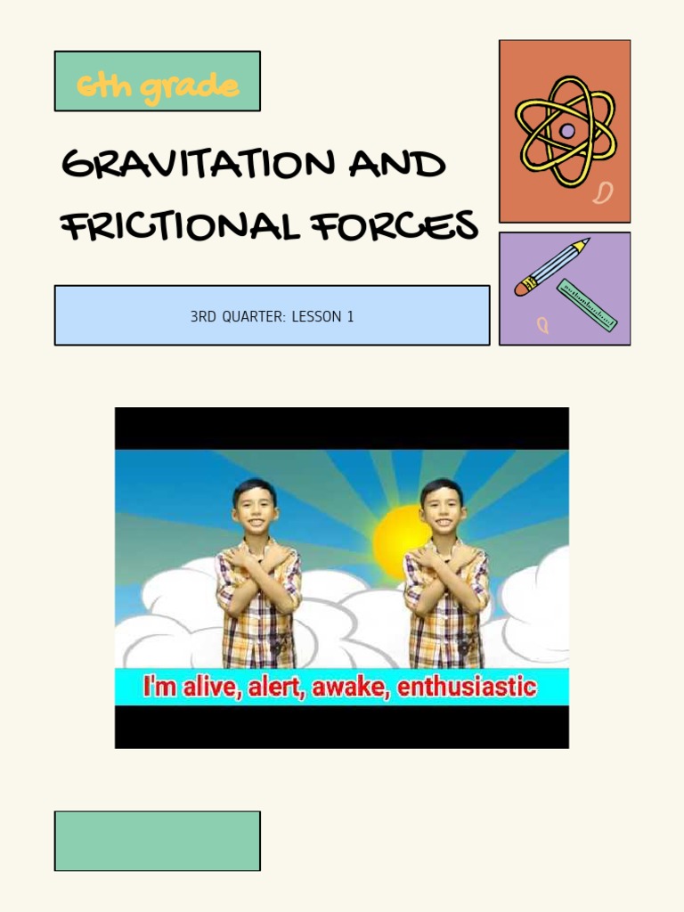 GR6 Gravitation and Frictional Forces | PDF