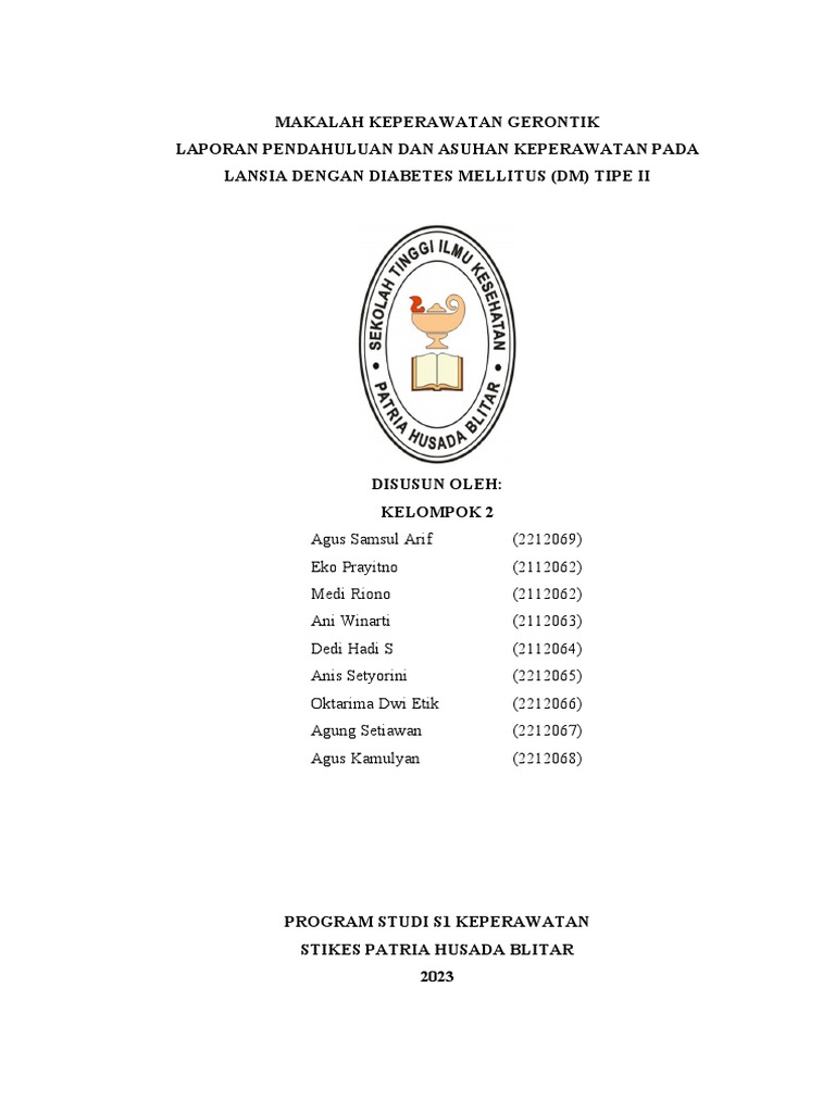 Askep Gerontik Dengan DM Tipe 2 | PDF