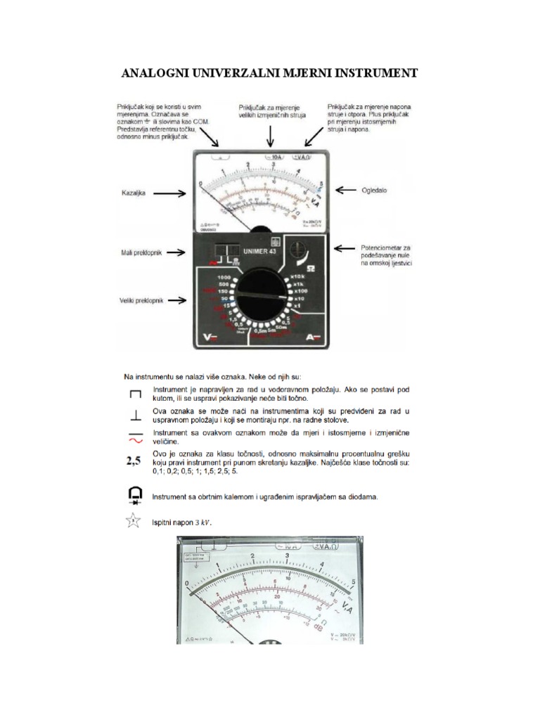 Analogni Unimer | PDF
