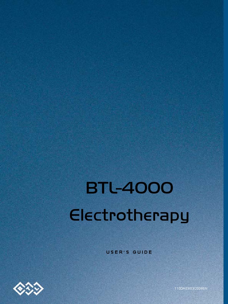BTL-4000 Electrotherapy: User S Guide | PDF | Pain | Electric Current