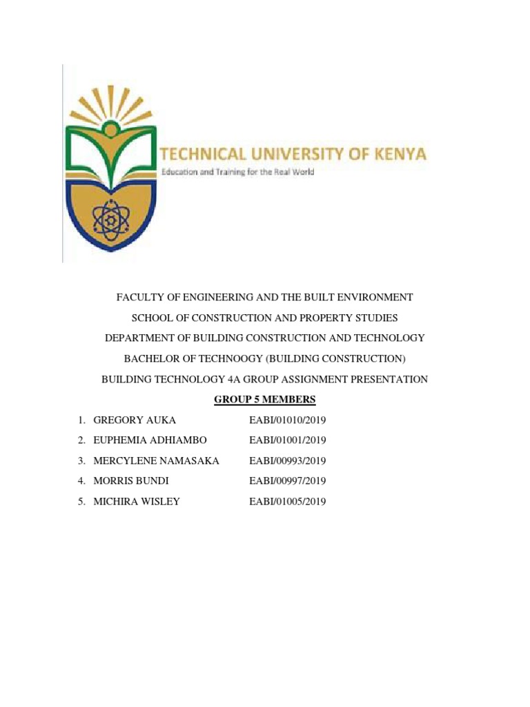 RIE BUILDING TECH Presentation | PDF | Concrete | Crane (Machine)