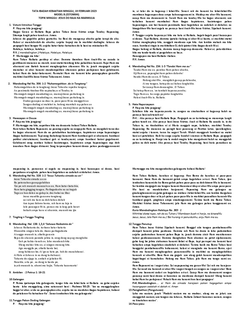 Tatib 19 Februari 2023 | PDF