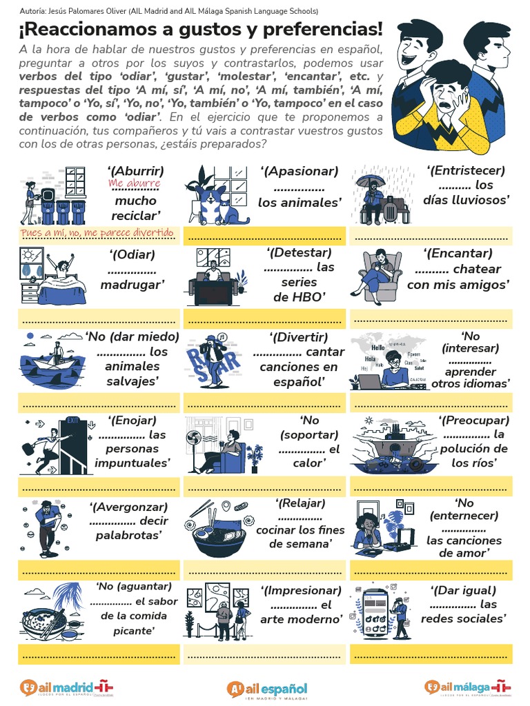 Gustos y Preferencias | PDF