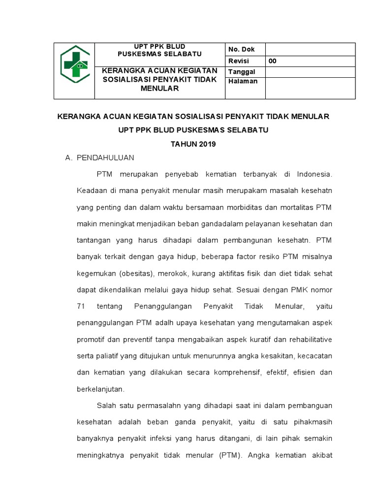 Kak Sosialisasi PTM | PDF | Kesehatan Holistik | Sains & Matematika