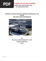 Process Flow Diagram For ETP Plant | PDF