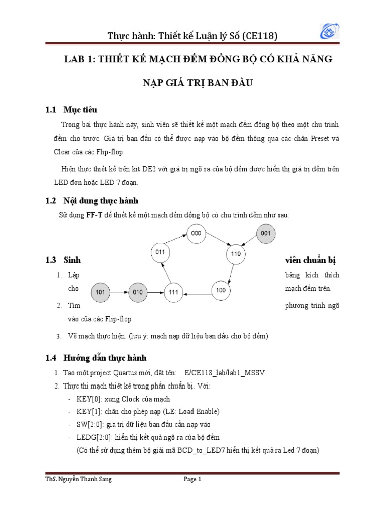 Lab1 - Mach Dem Song Song | PDF